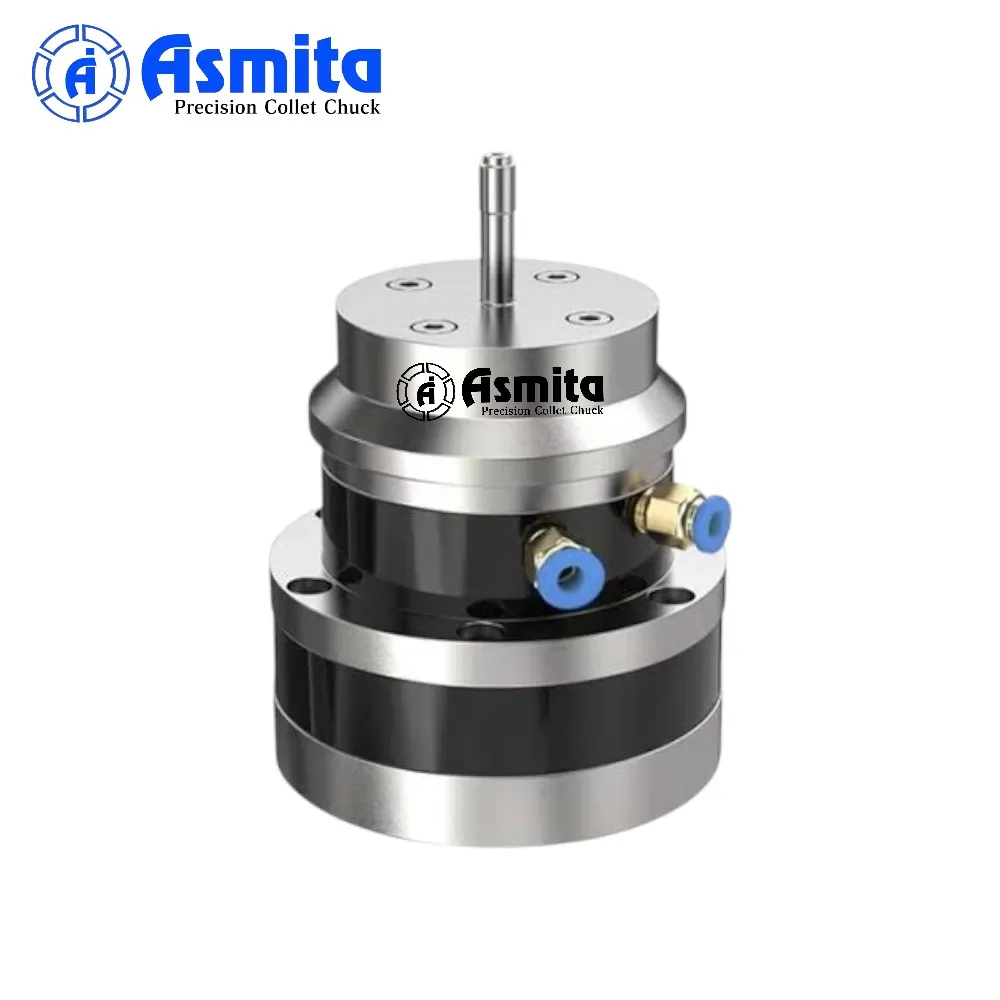 Pneumatic Rotary Expanding Collet Chuck | High-Precision Air-Actuated ...