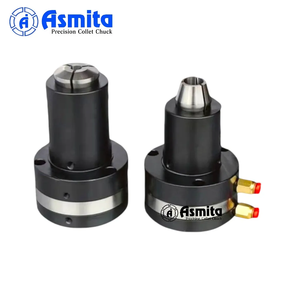 Mini Air Collet Chuck | Compact High-Precision Air-Actuated Chuck